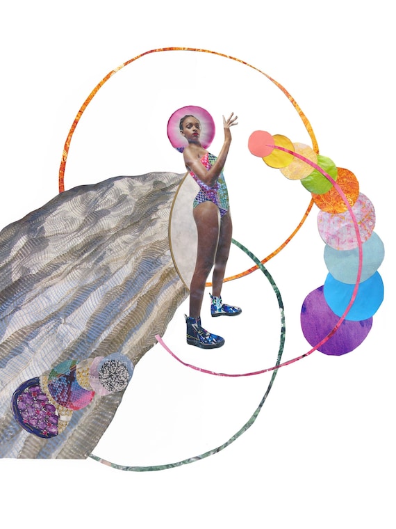 In Orbitcollage Art Magic Women Transformation Series | Etsy