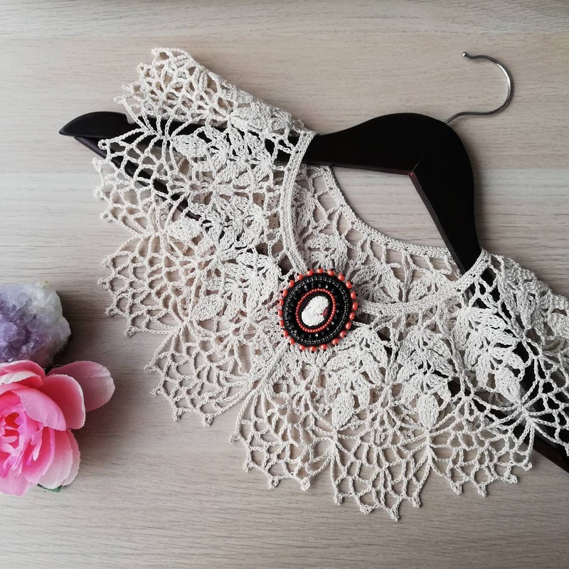 Lace Collar Necklace - Etsy