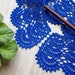 Blue Color Crochet Collar Lace Collar Handmade Collar Crochet - Etsy