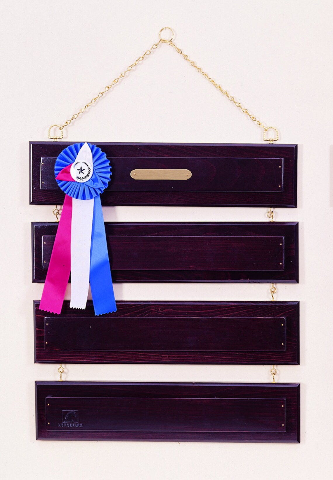 Wood Award Ribbon Rack With Custom Nameplate | Etsy