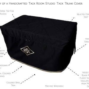 Classic Wood Tack Trunk With Brass Nameplate and Trunk Cover - Etsy