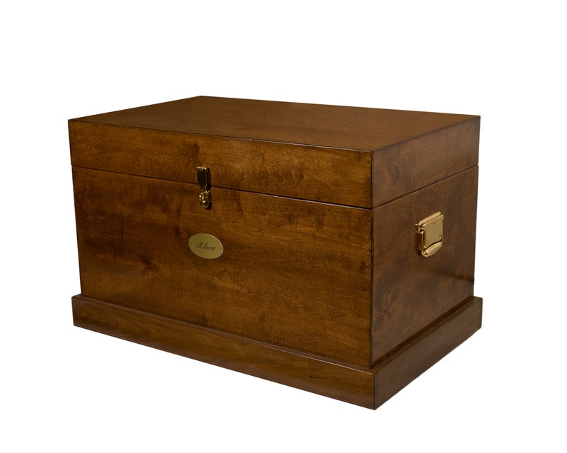 Traditional Wood Tack Trunk | Etsy