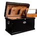 Classic Black Stained Wood Tack Trunk Protected Interior - Etsy