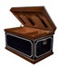 Large Vinyl Tack Trunk With Wood Trim and Bandage Lid - Etsy