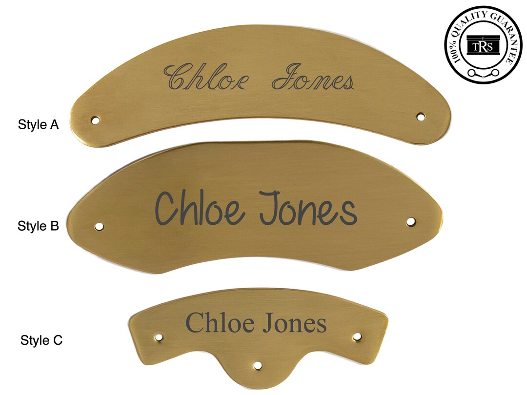 Designer Saddle Plates- Solid Brass - Etsy