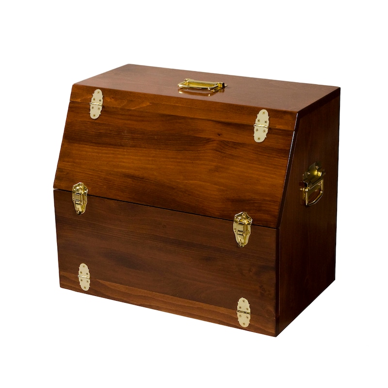 Wood Slant Box - Etsy