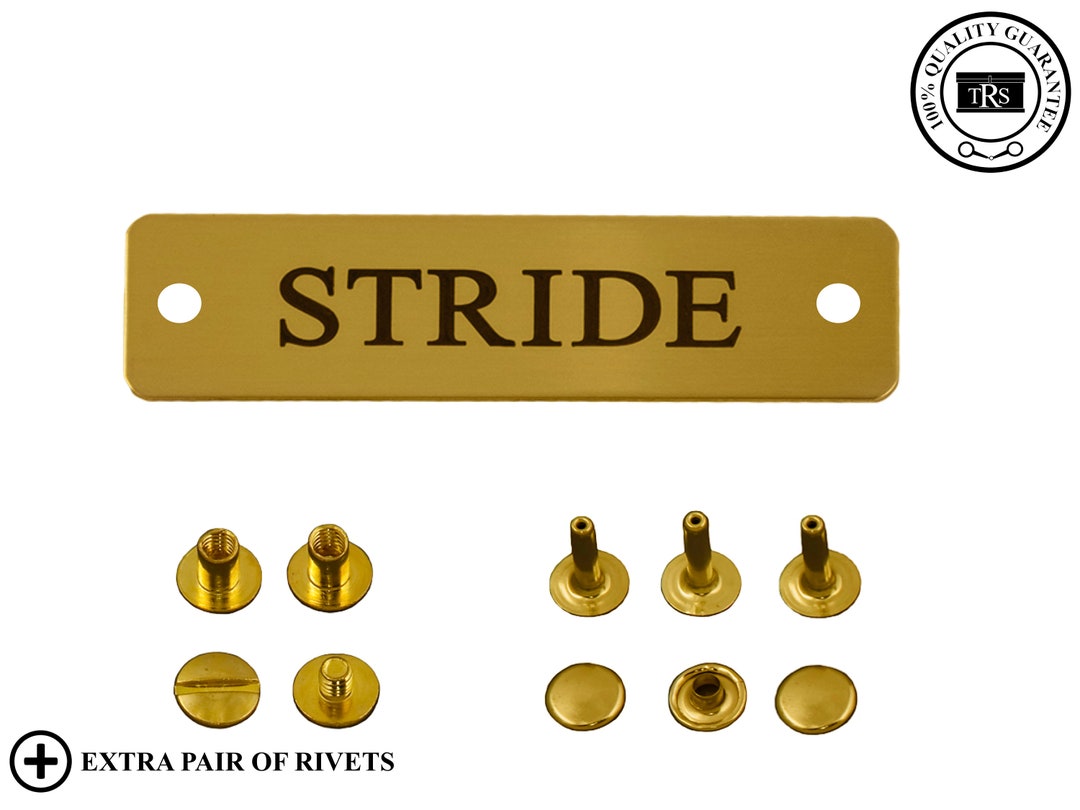 Halter Plate- Solid Brass3/4" X 3.0" - Etsy