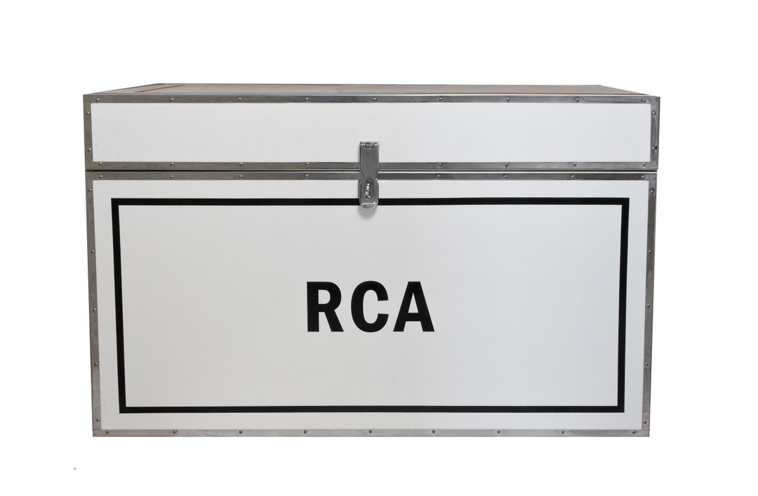 Large All Vinyl Tack Trunk With Chrome Trim - Etsy