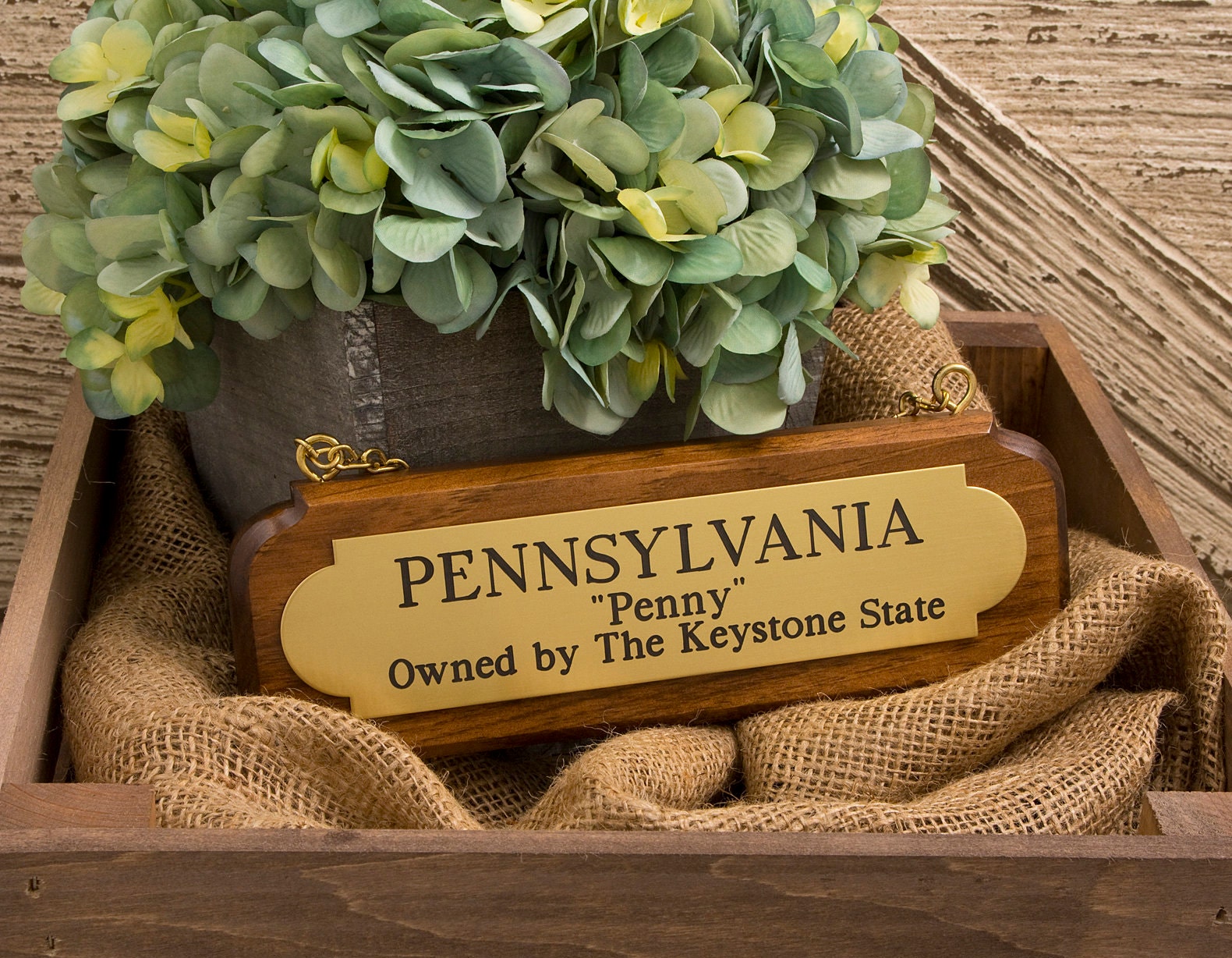 Fancy Horse Stall Name Plate Solid Brass and Wood - Etsy