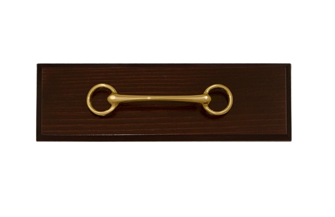 Vintage Solid Brass Snaffle Bit Drawer Pull - Etsy