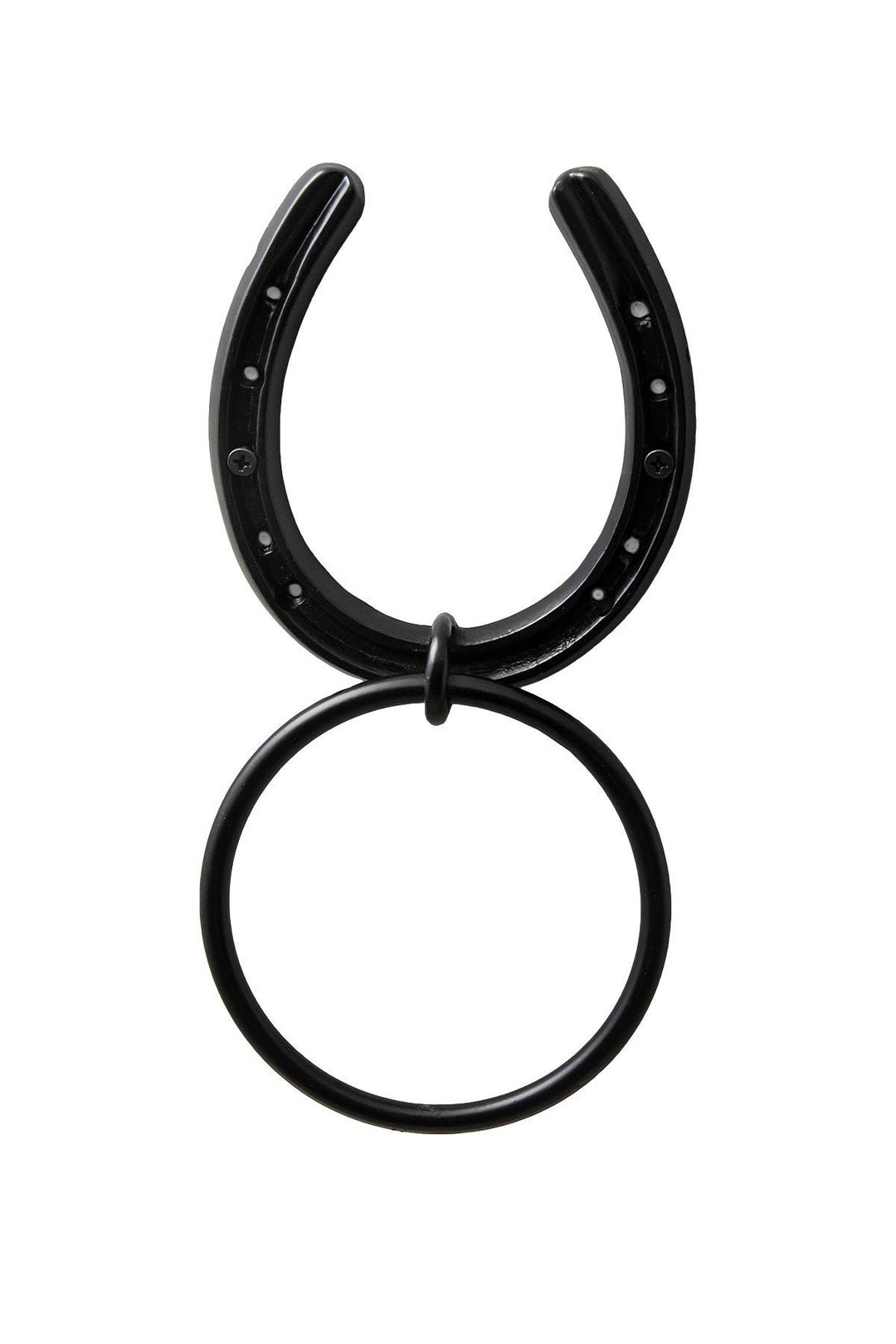 Horseshoe Shaped Cross Tie Ring for Horse in Barn or Stall - Etsy