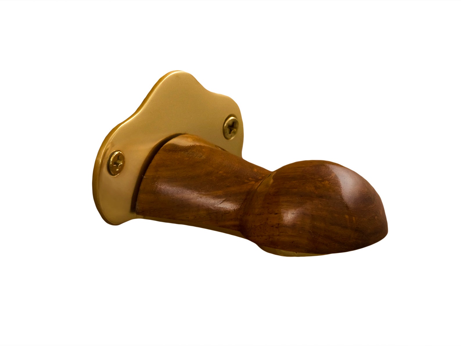 Solid Brass and Wood Saddle Stand Bridle Bracket Rein Hook - Etsy