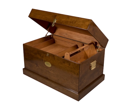 Traditional Wood Tack Trunk | Etsy