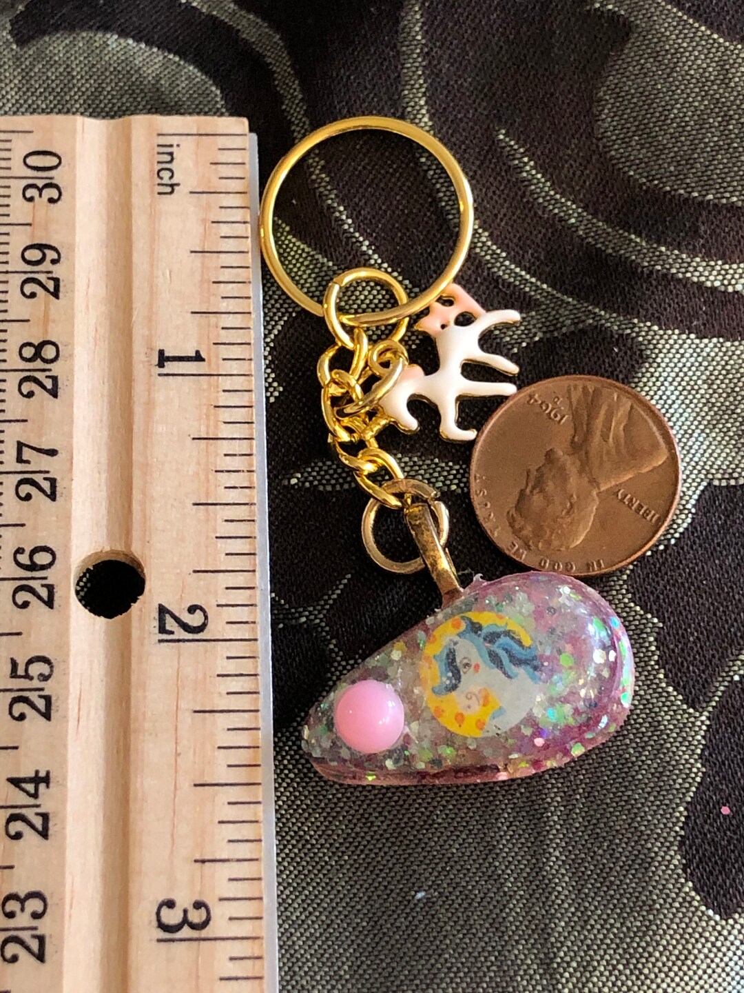 Resin Pony Keychain - Etsy