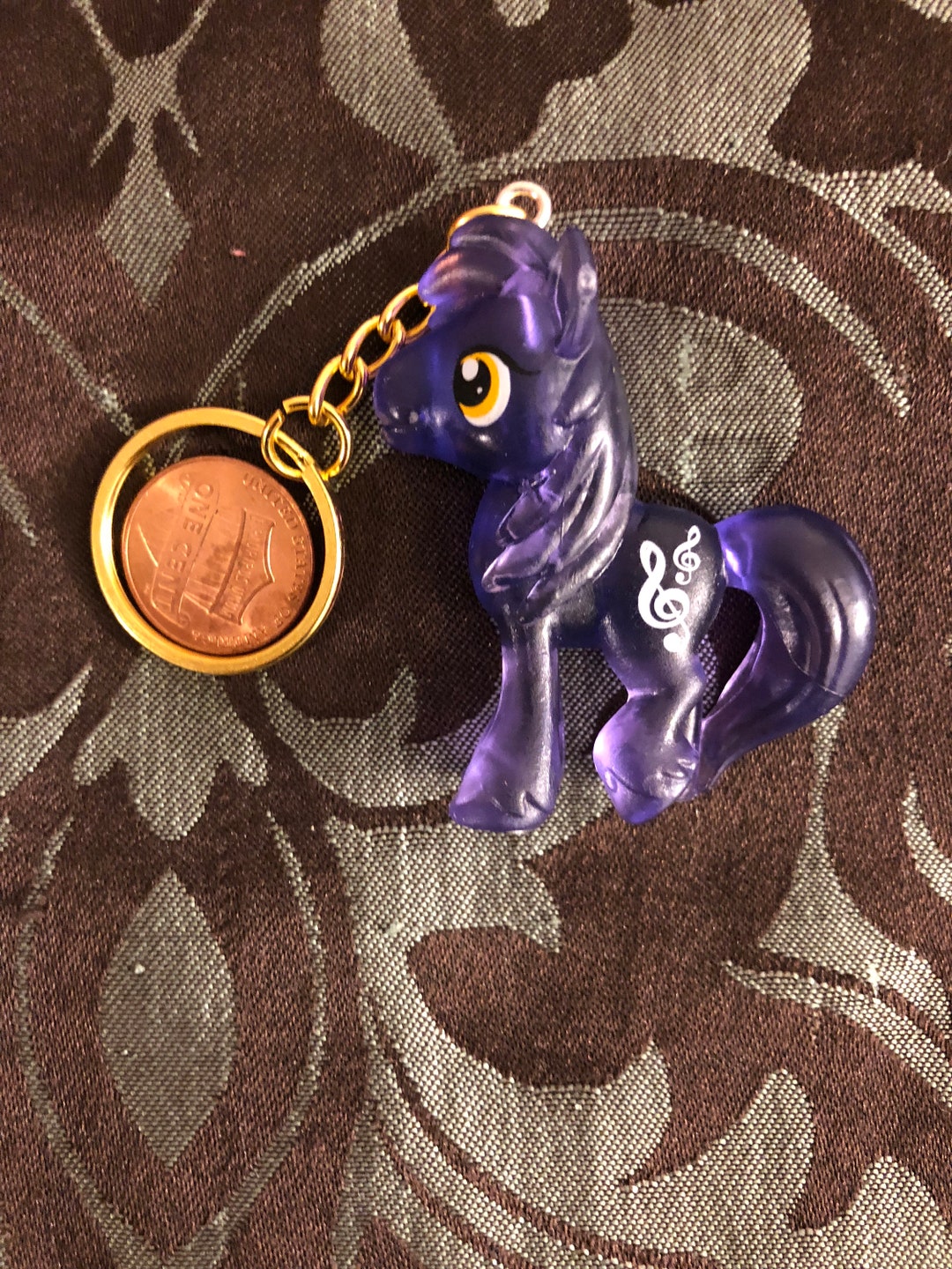 Mlp Blue and Gold Male Keychain - Etsy