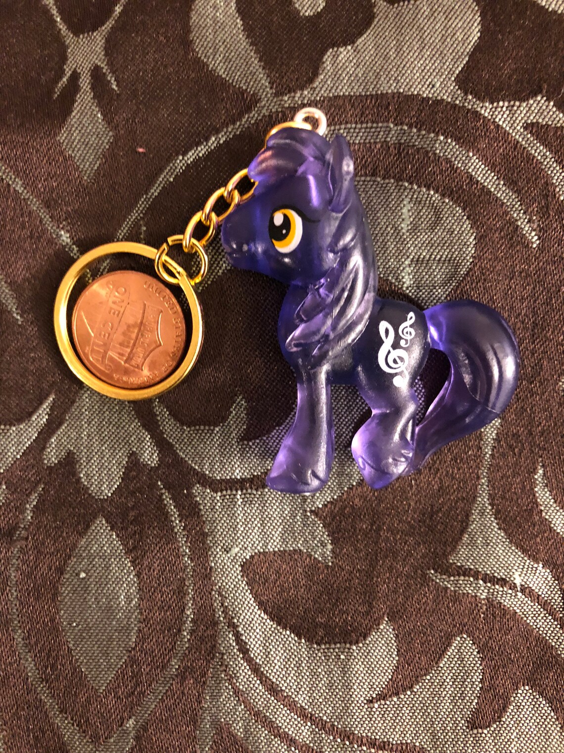 Mlp Blue and Gold Male Keychain - Etsy