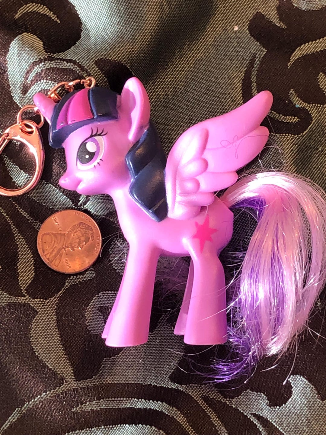 Rose Gold Mlp Twilight Keychain - Etsy