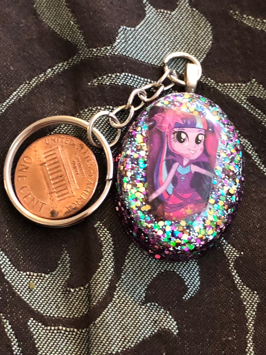 Mlp Human Twilight Sparkle Keychain - Etsy