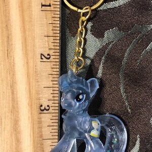 Light Blue and Gold Mlp Keychain - Etsy
