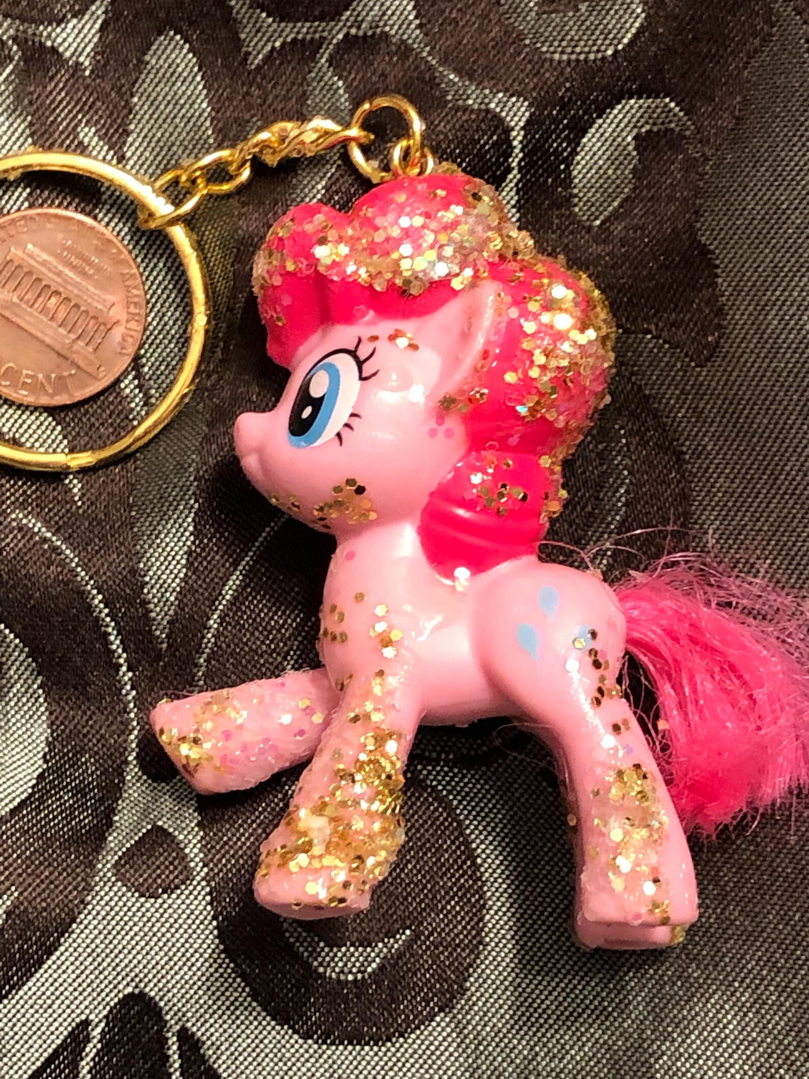 Mlp Pinkie Pie Repurposed Toy Keychain - Etsy
