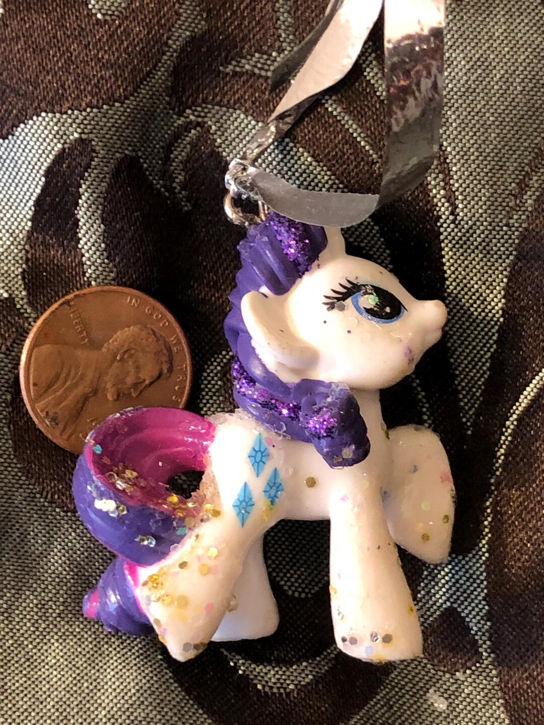 Glitter Rarity Unicorn Mlp Toy Ornament - Etsy