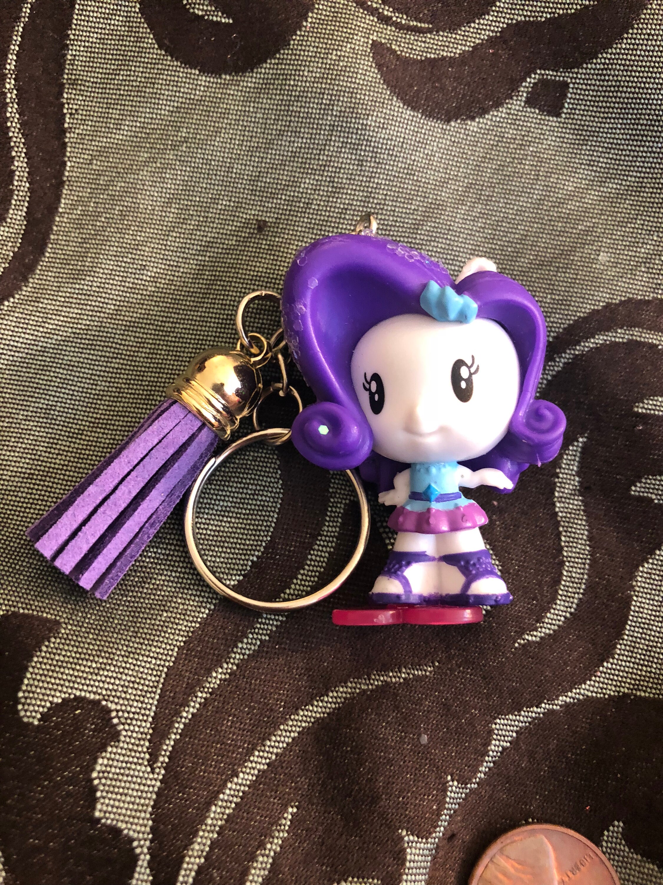 Cute Human Rarity Mlp Toy Keychain - Etsy