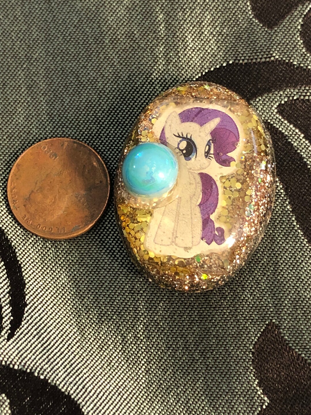 Rarity Mlp Resin Magnet - Etsy
