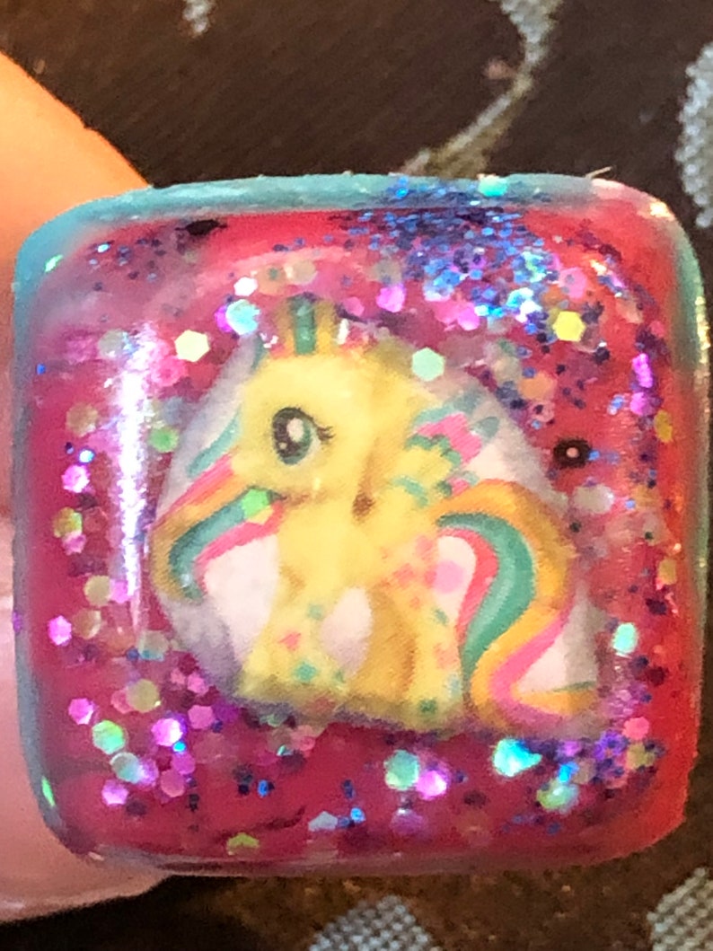 Rainbow Fluttershy Mlp Resin Ring - Etsy