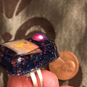 Cute Fluttershy Mlp Adjustable Resin Ring - Etsy