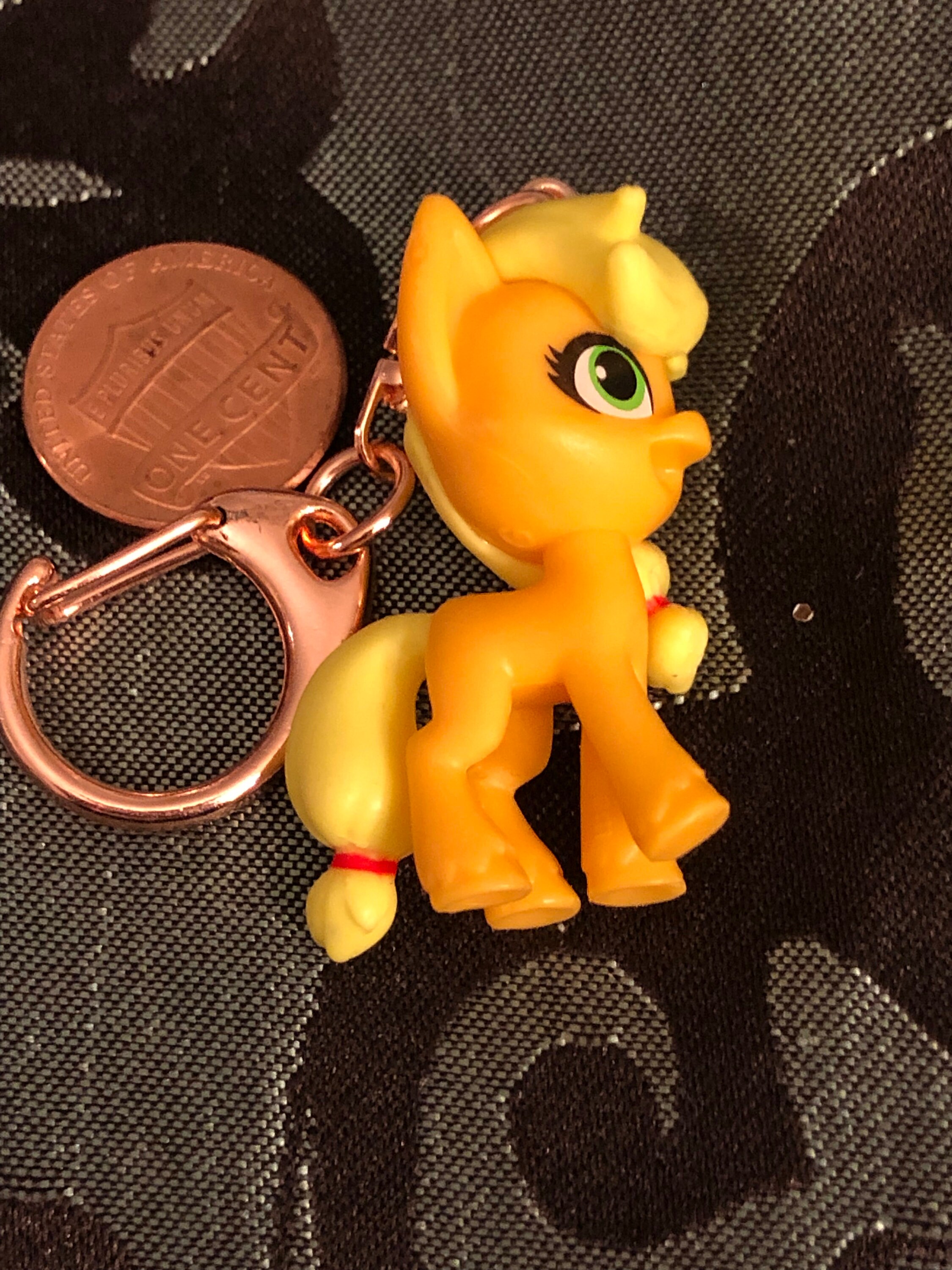 Rose Gold Apple Toy Keychain - Etsy