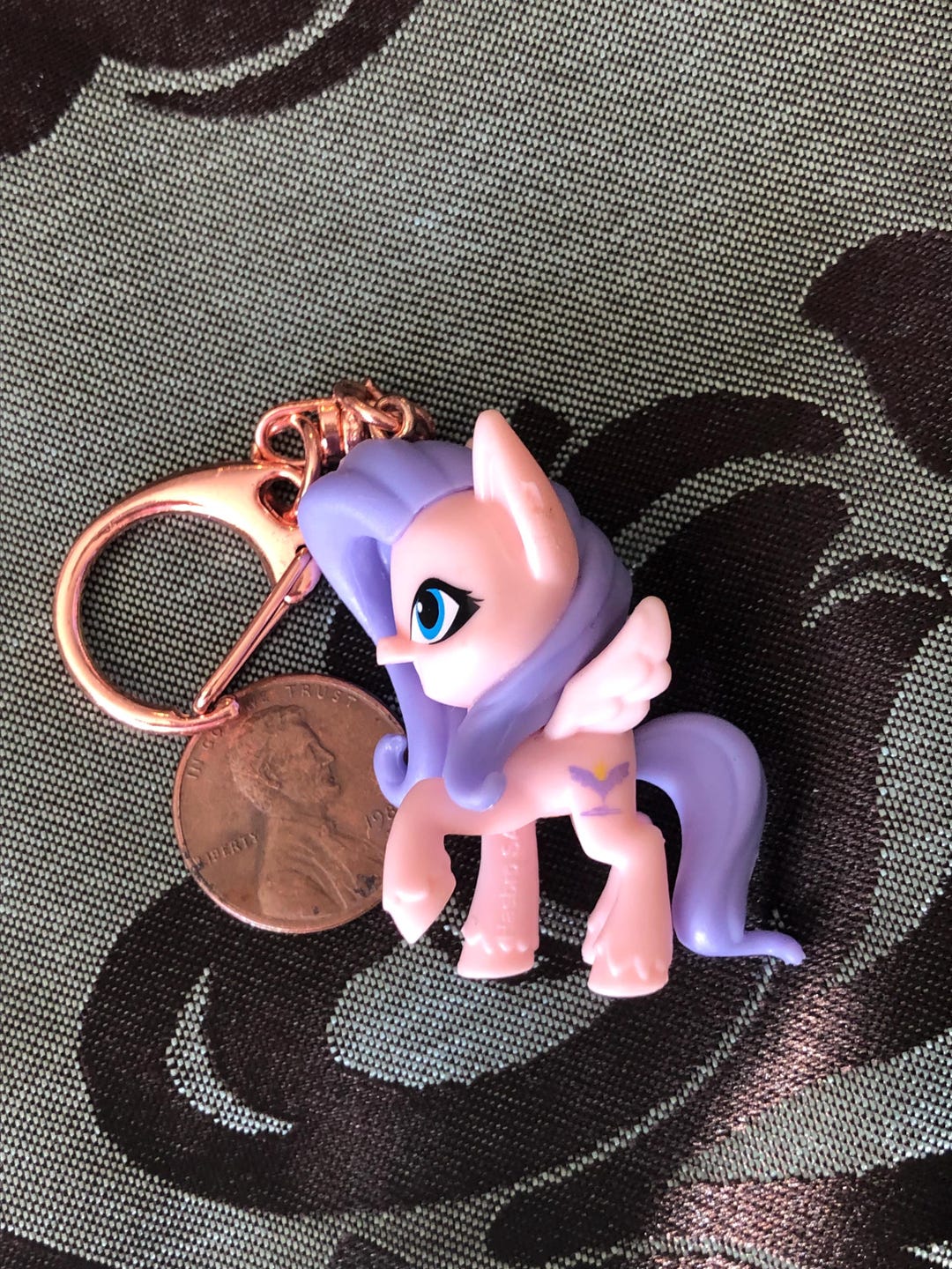 Queen Haven Mlp Rose Gold Keychain - Etsy