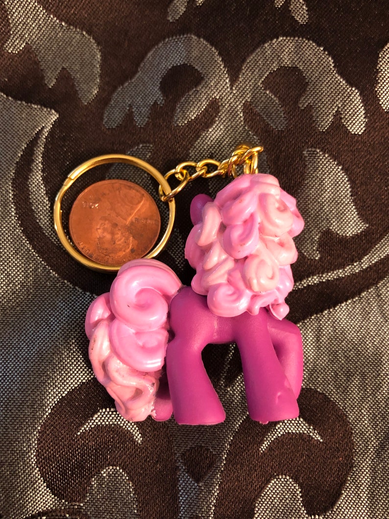 My Little Pony Keychain, Upcycled Toy Pony - Etsy