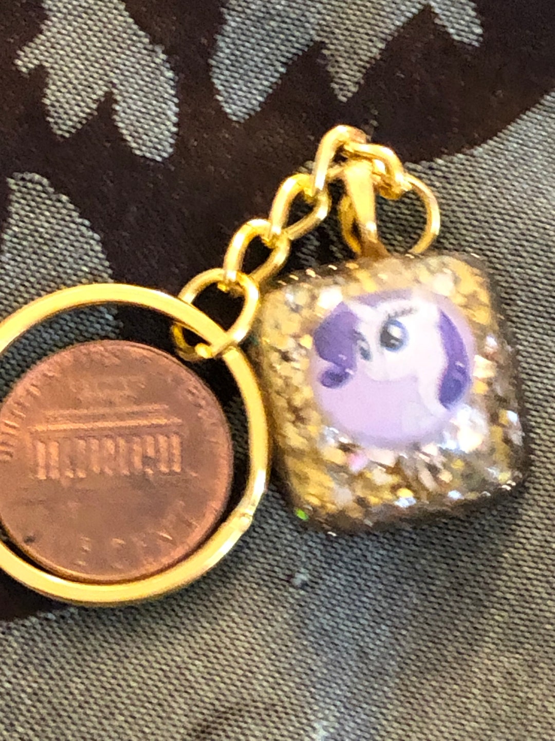 Rarity Mlp Resin Keychain - Etsy