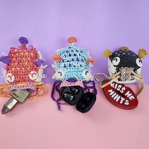 Pufferfish Purse | Amigurumi Fish - Drawstring Bag Pattern - Etsy