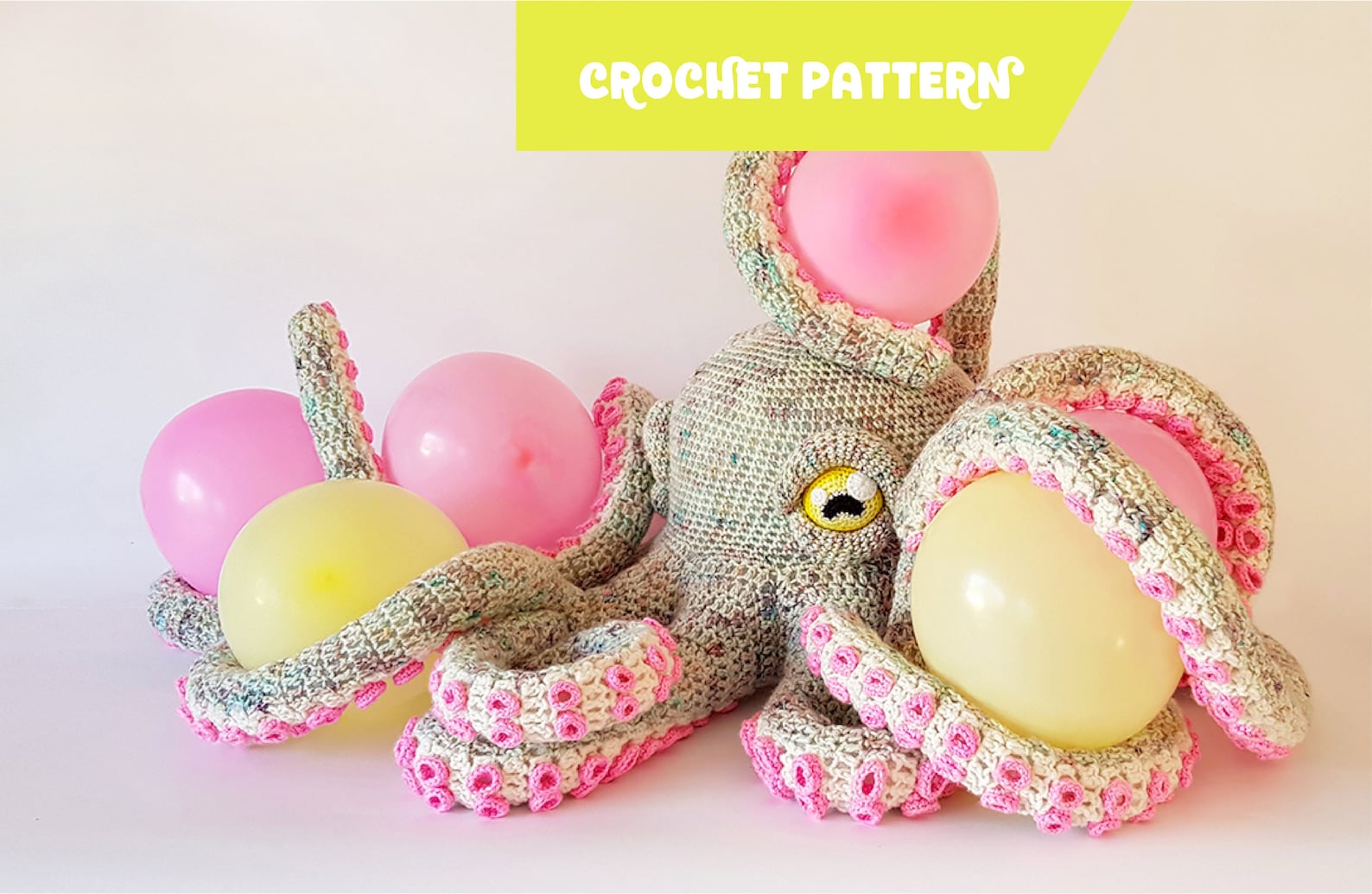 Apollo the Octopus giant crochet pattern EASY TO FOLLOW | Etsy