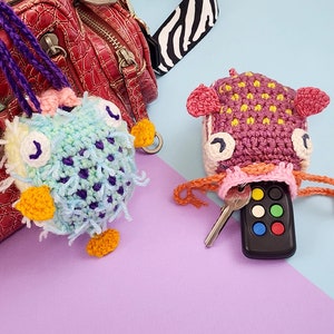 Pufferfish Purse | Amigurumi Fish - Drawstring Bag Pattern - Etsy