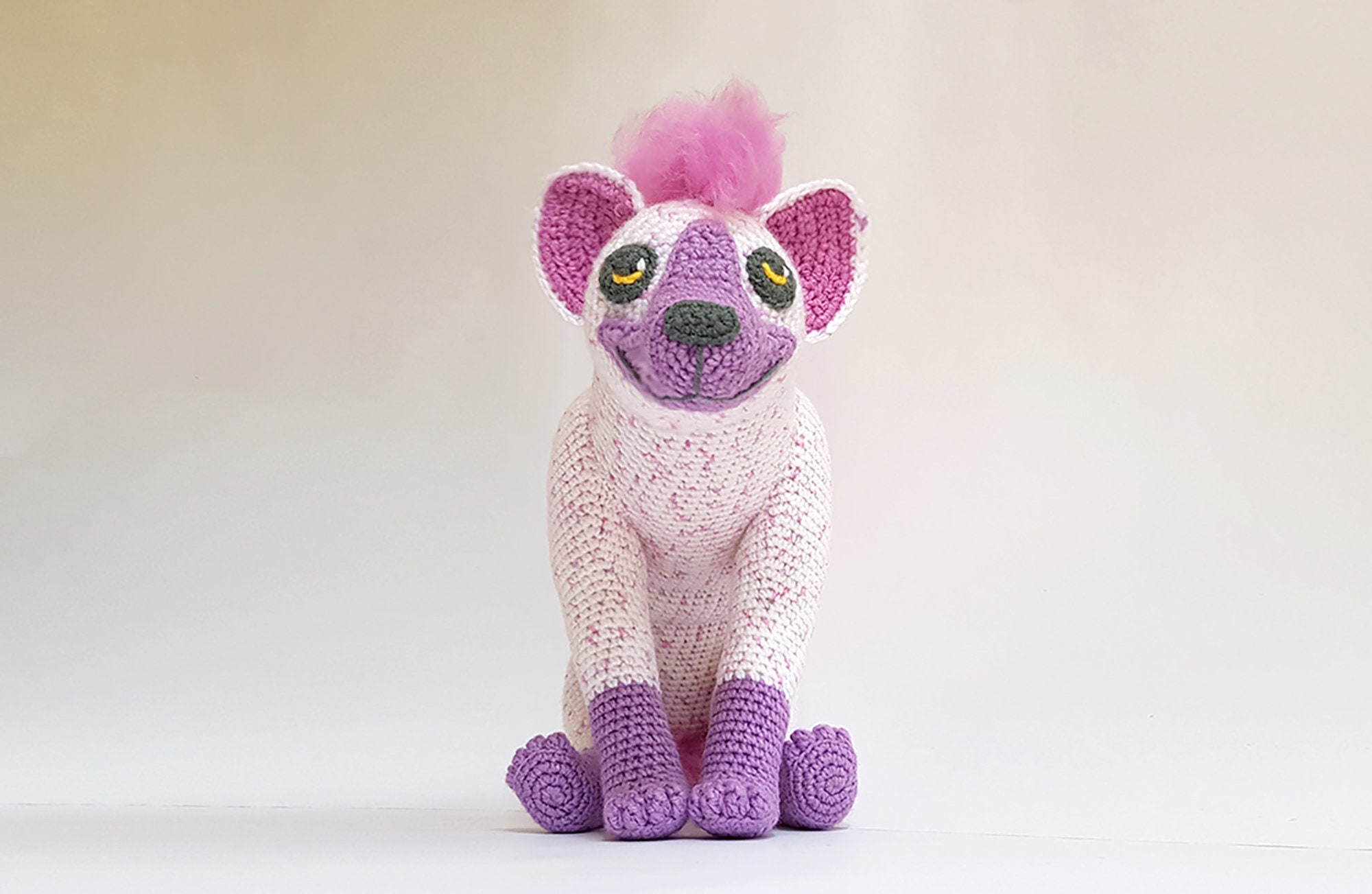 Lyra the Hyena Crochet Pattern I WITH FUR Easy to Follow | Etsy