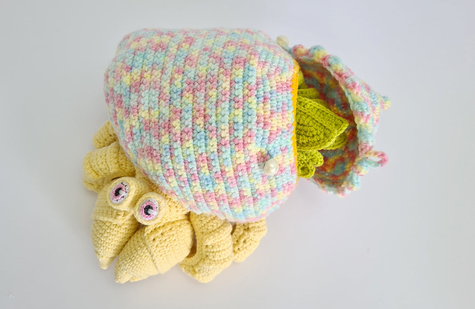 Neptune the Pineapple Crab | Reversible Amigurumi Crochet Pattern - Etsy