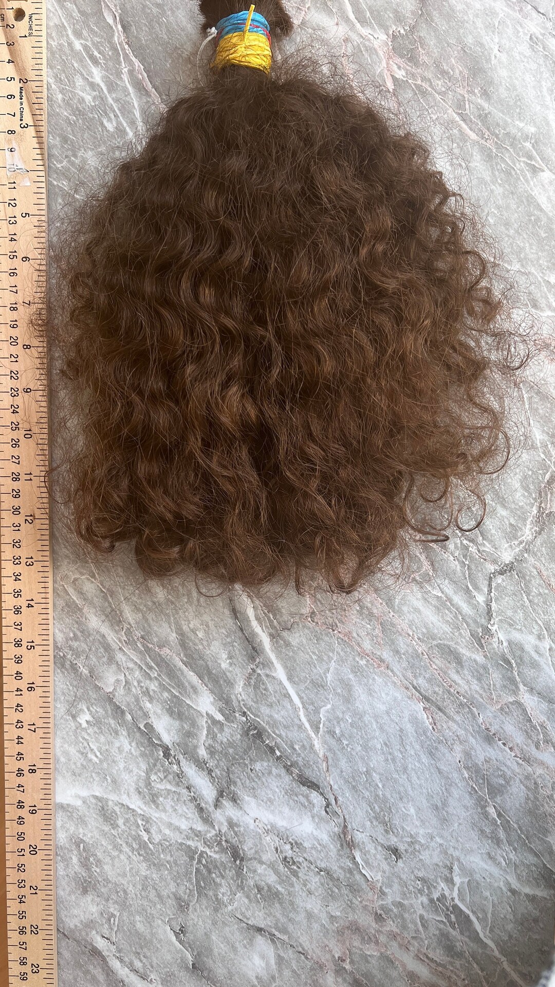 Russian Slavic Virgin Hair in Bulk Curly Medium Brown Brown - Etsy