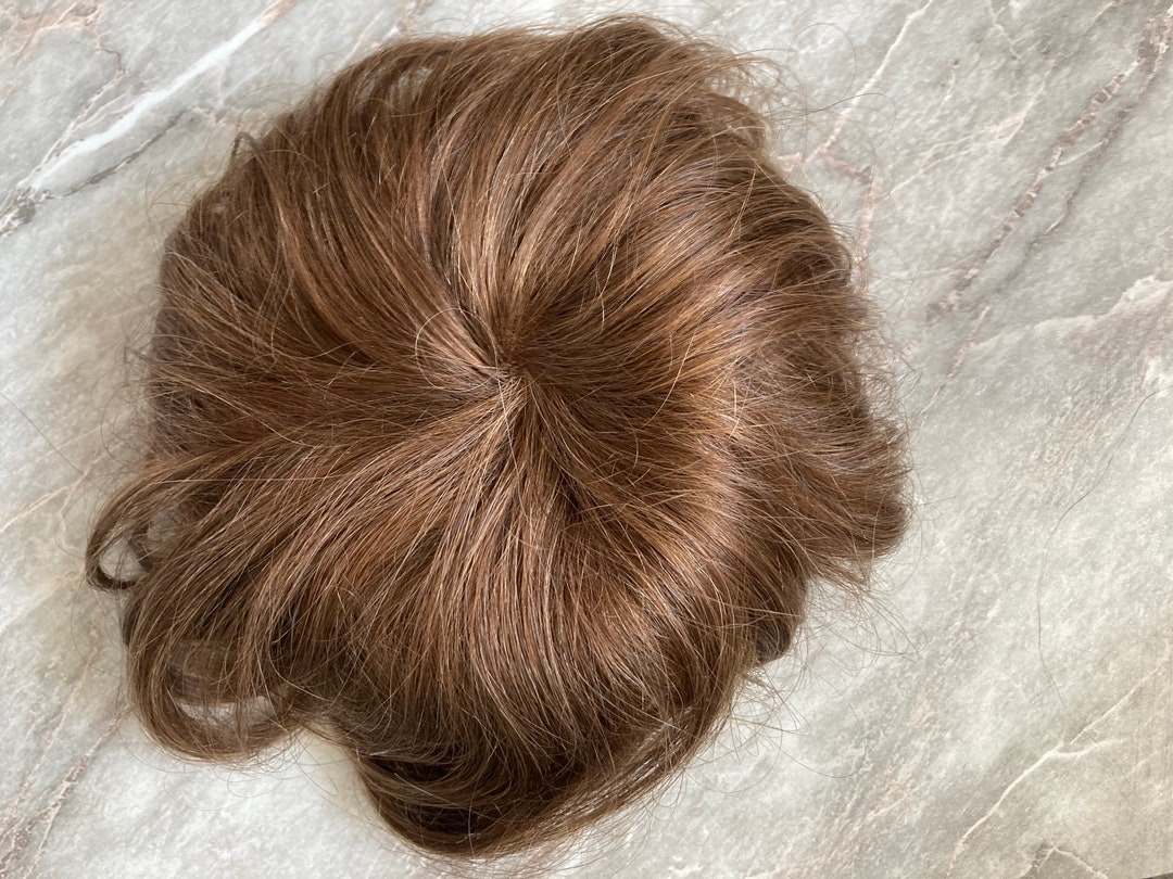 Virgin Russian Slavic Hair Messy Bun scrunchie 60gr - Etsy UK