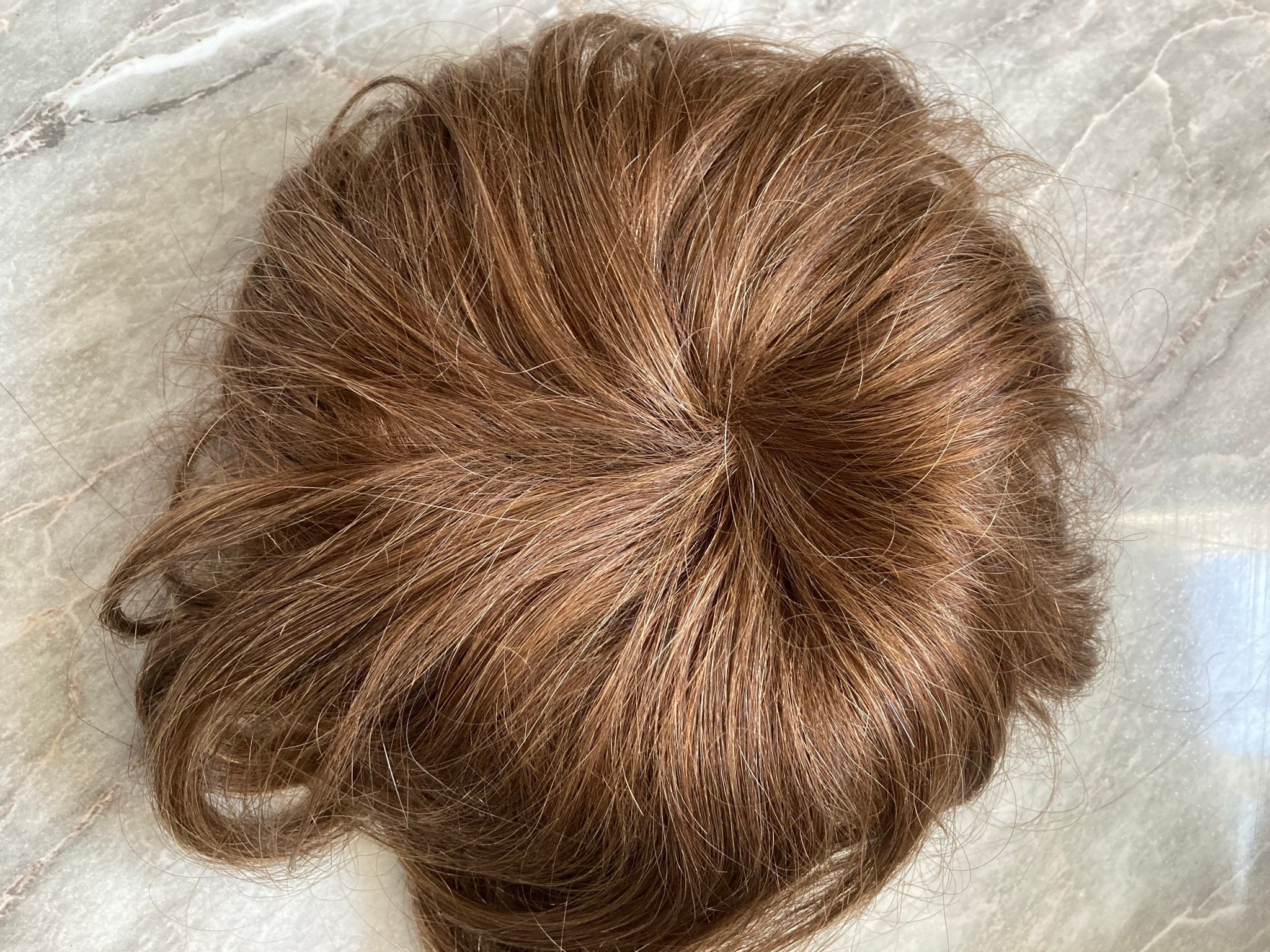 Virgin Russian Slavic Hair Messy Bun scrunchie 60gr - Etsy UK