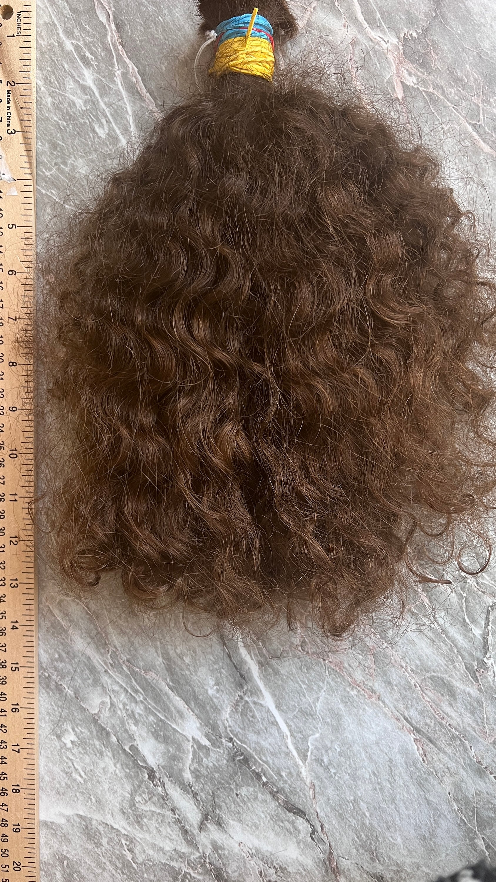 Russian Slavic Virgin Hair in Bulk Curly Medium Brown Brown - Etsy