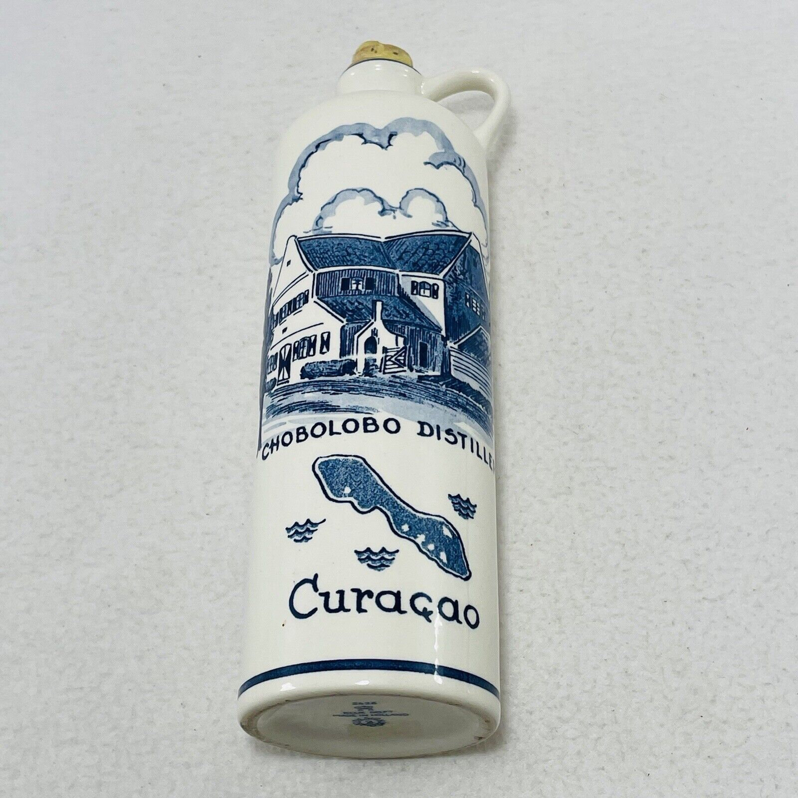 Blue Delft Curacao Chobolobo Distillery Liqueur Bottle 2426 - Etsy