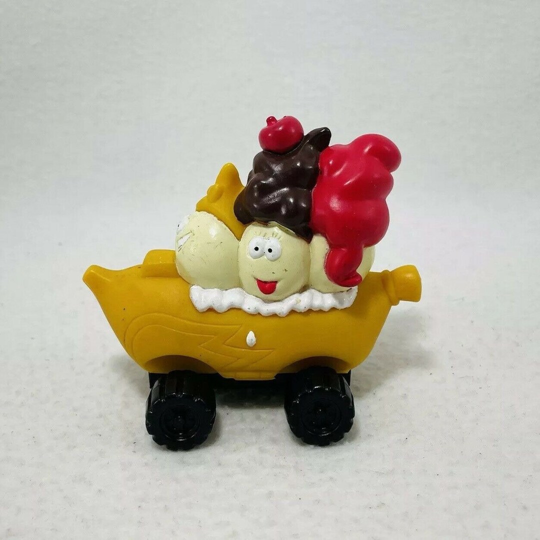 Vintage 1996 Sonic Banana Split Meal Wacky Pack Toy Car Fast Frozen ...