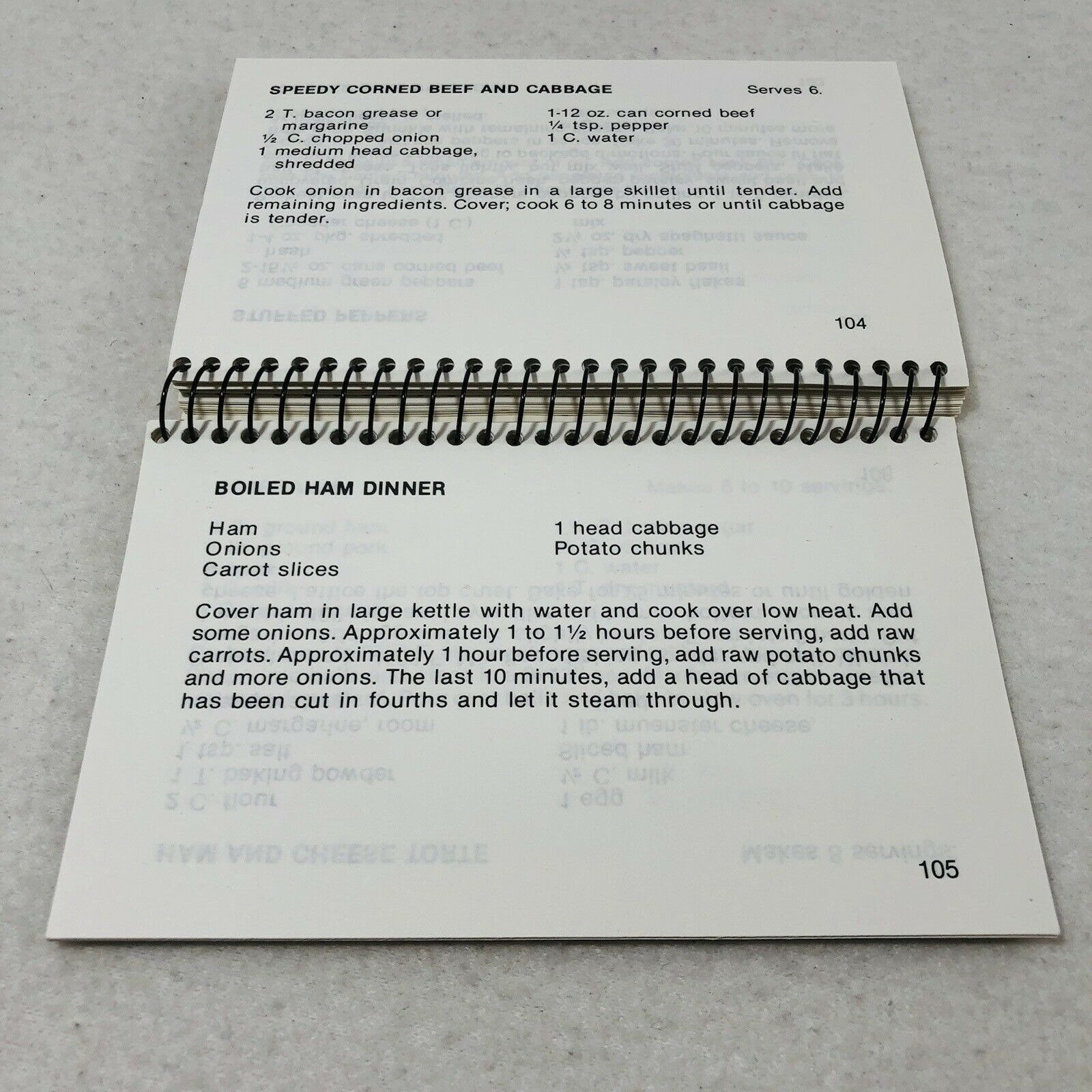 Vintage Rare Uni Book Series 1982, Meat Dishes, Mini Small Tiny ...