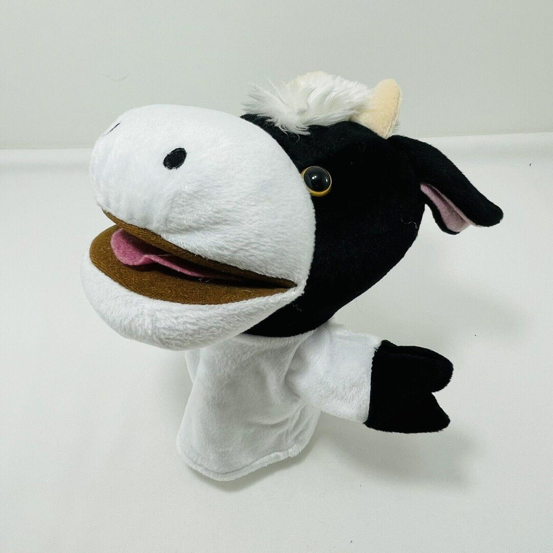Japan Ushikun Cow Mascot Hand Puppet Plush Toy Pretend Play Dance Farm ...