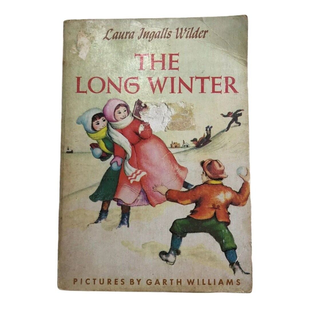 Vintage 1968 Long Winter Laura Ingalls Wilder Children Book Paperback ...