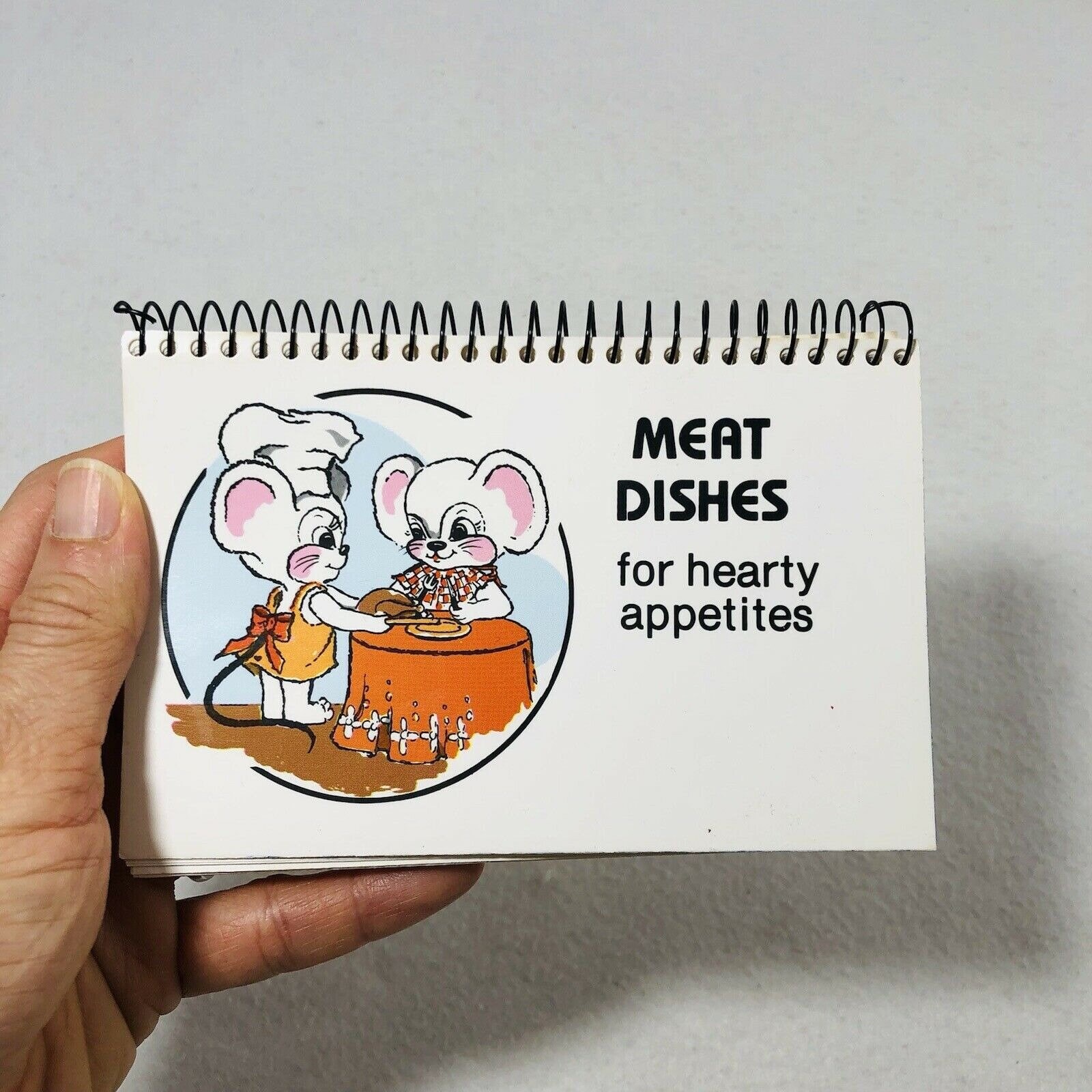 Vintage Rare Uni Book Series 1982, Meat Dishes, Mini Small Tiny ...