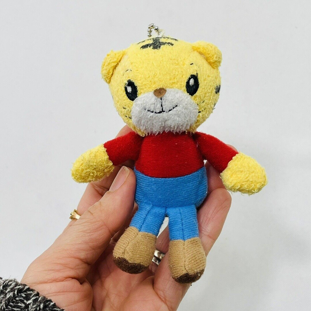 Benesse Shima Shimajiro Tiger Striped Plush Keychain Keyring Japanese ...