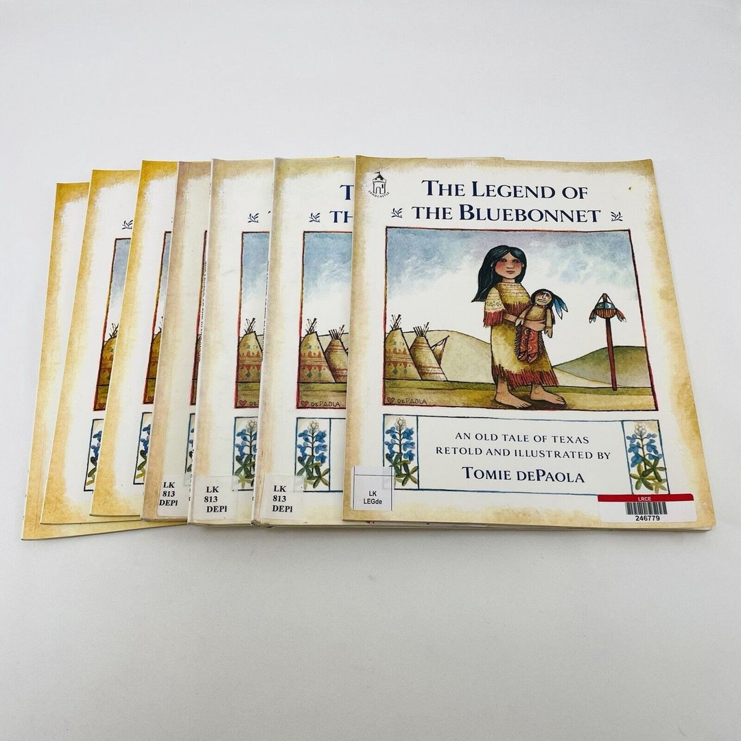 Legend Bluebonnet Depaola Old Tale Texas Native American - Etsy